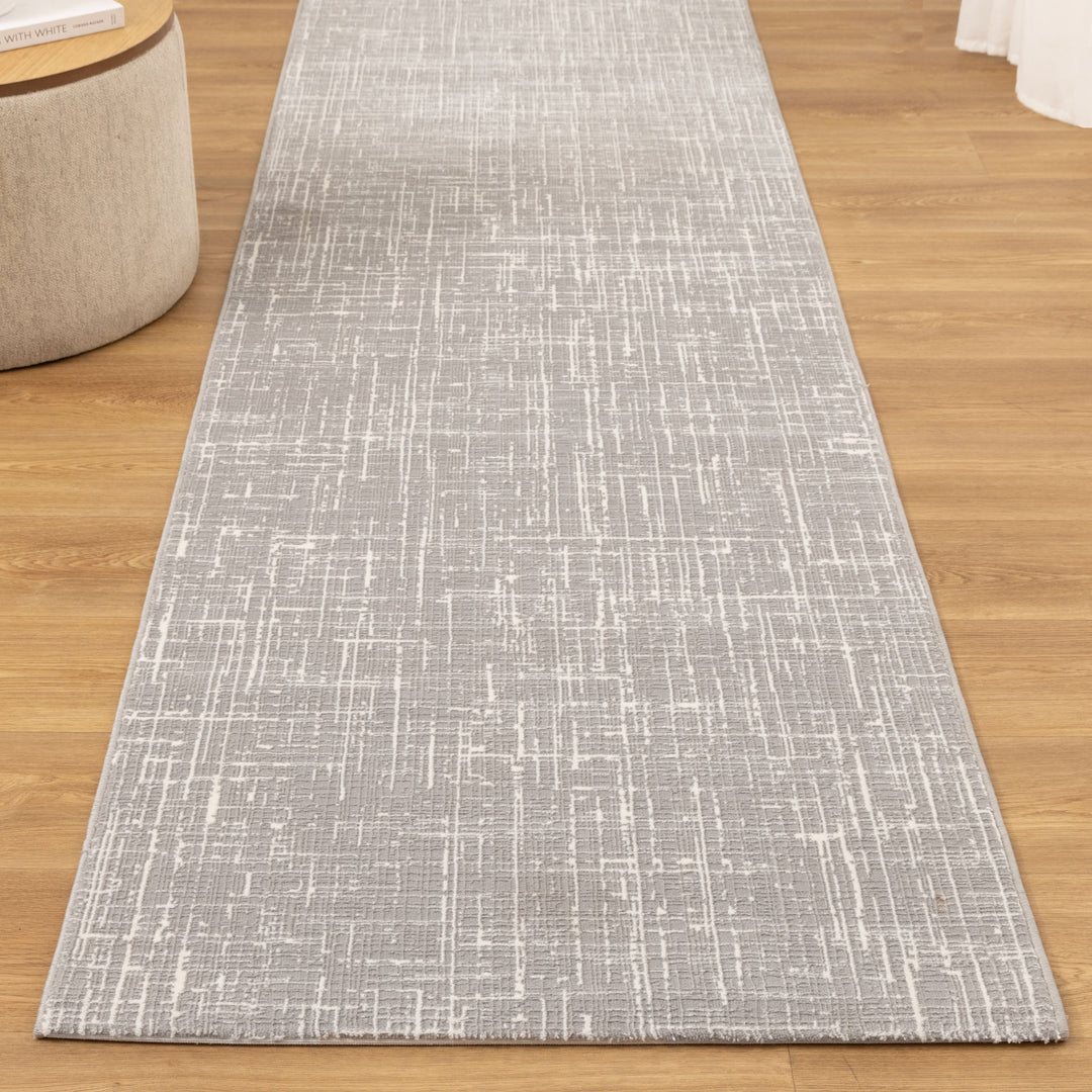 Atina Distressed Geo Lines Grey Rug - AT02 – Brand Ventures Pty Ltd