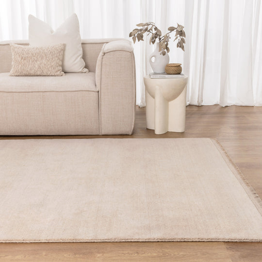 Charleston Hand-Knotted Wool Rug Beige – Brand Ventures Pty Ltd