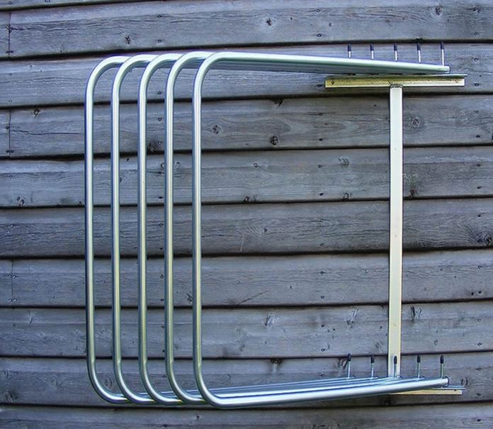 Rack - Right Angle Rack white colour and wide legs with 25 arms – Brand ...