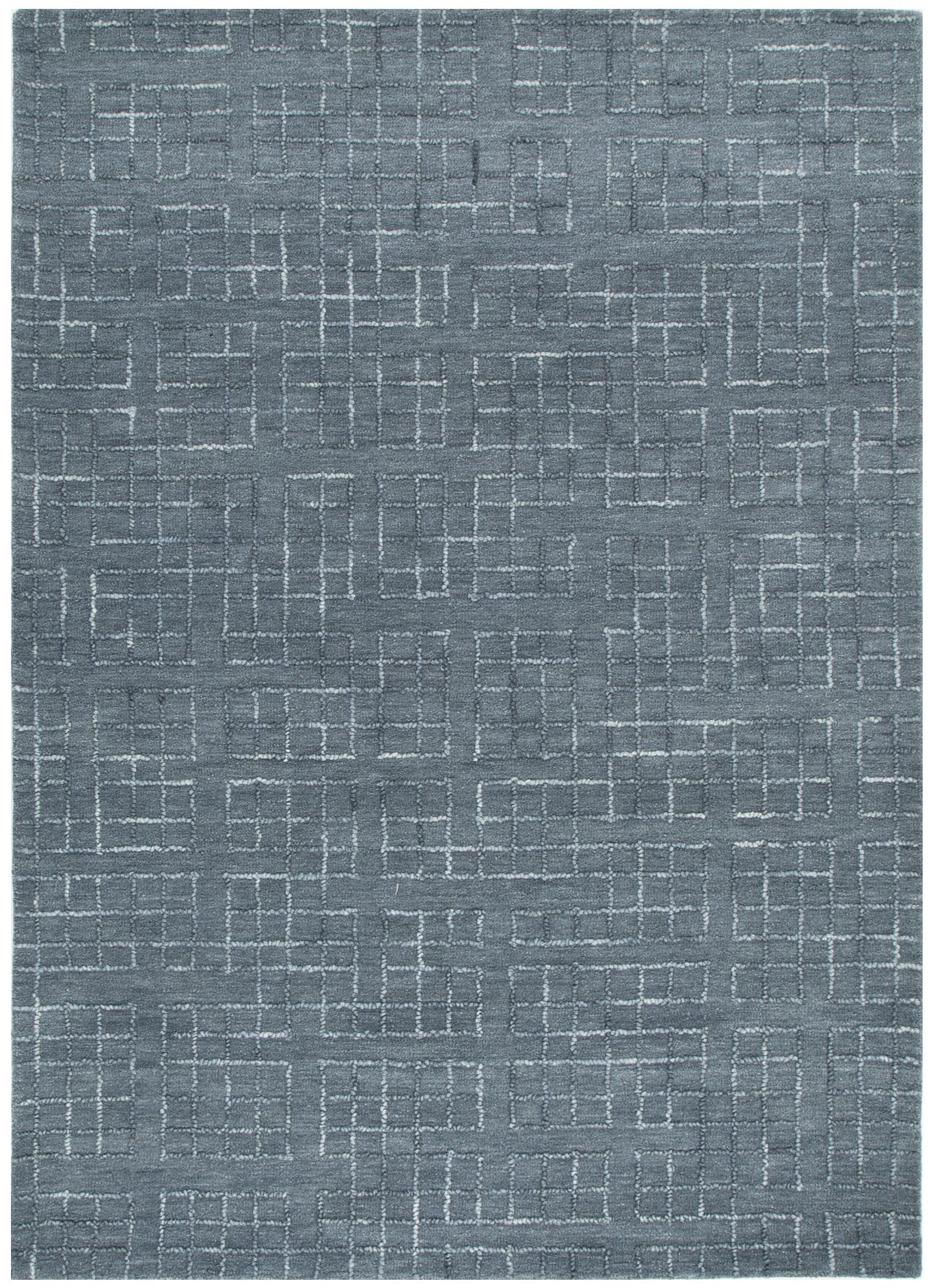 Abasco Steel Blue Knitted Wool Rug – Brand Ventures Pty Ltd