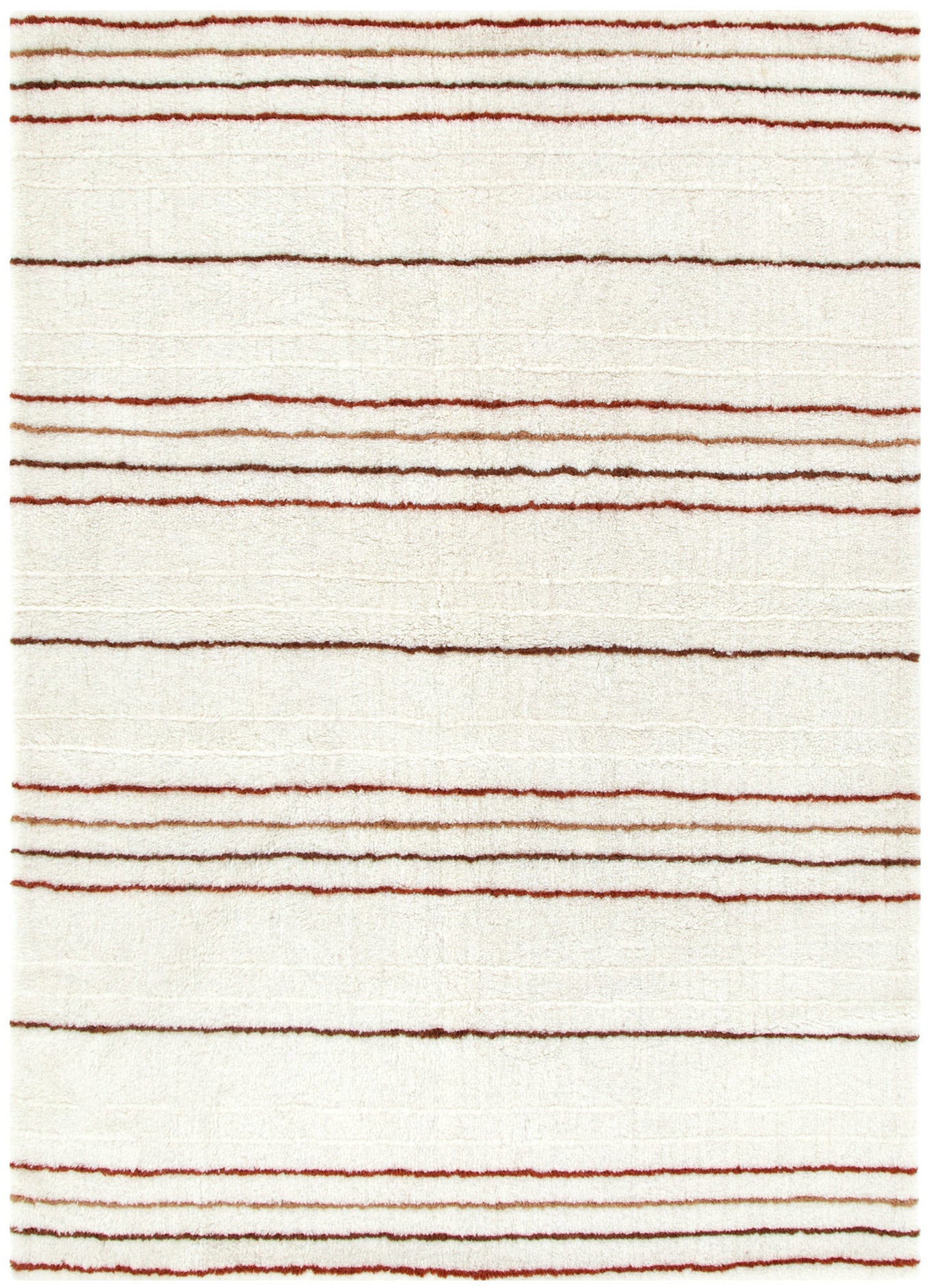 Highlands Terracotta Stripe Washable Wool Rug - New Arrival – Brand ...