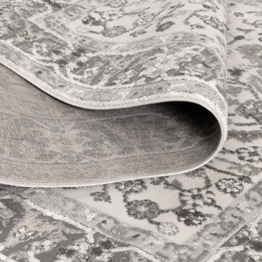 Sierra Oriental Border Grey Rug - New Arrival – Brand Ventures Pty Ltd