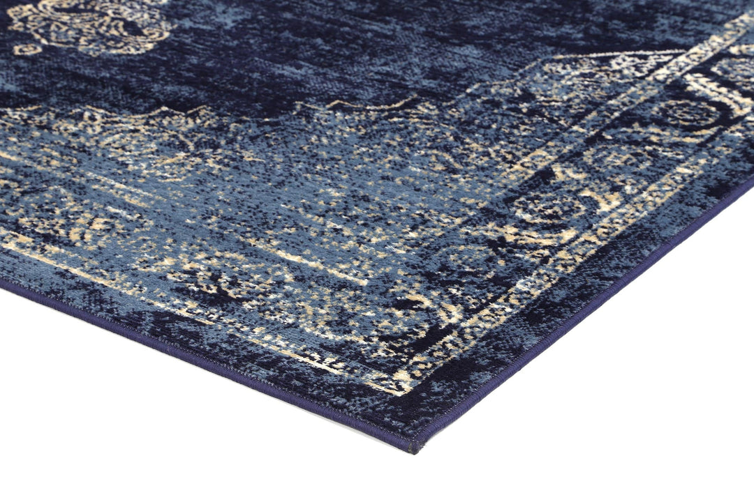 Arya Distressed Navy Rug - 6010 NAVY – Brand Ventures Pty Ltd