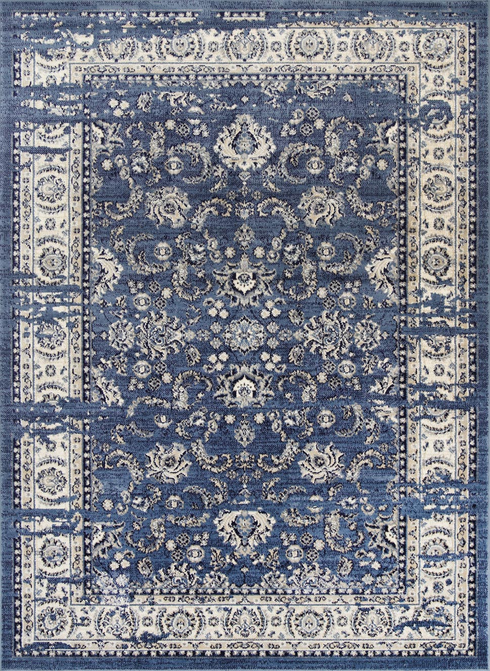Arya Ziegler Distressed Navy Rug - 6408 BLUE – Brand Ventures Pty Ltd