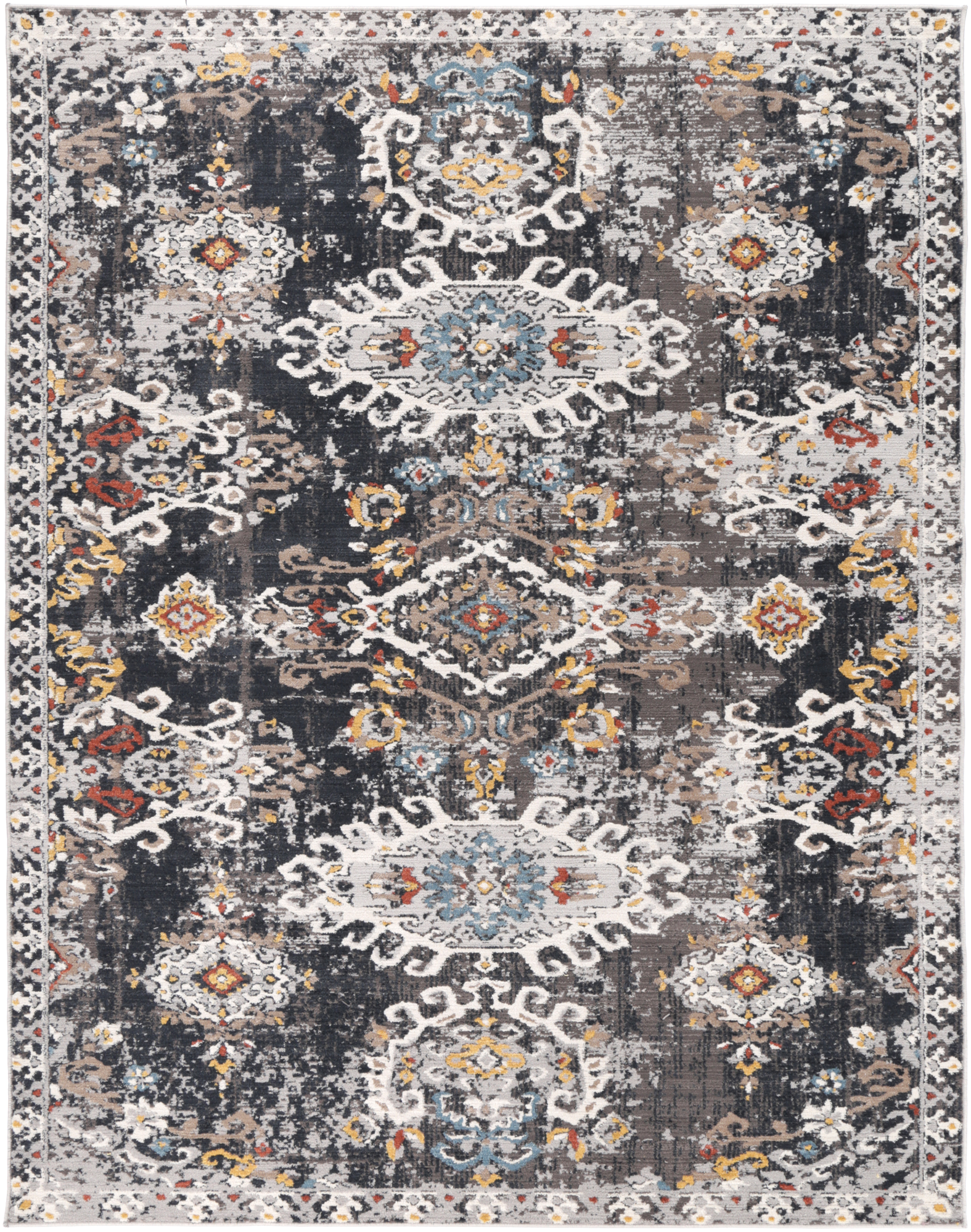 Havana Miramar Contemporary Charcoal & Blue Rug - 001 – Brand Ventures ...