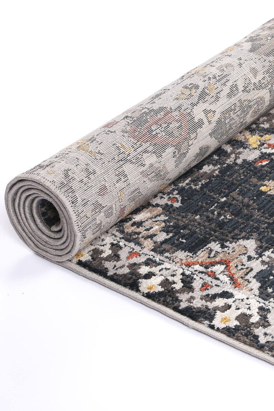 Havana Miramar Contemporary Charcoal & Blue Rug - 001 – Brand Ventures ...