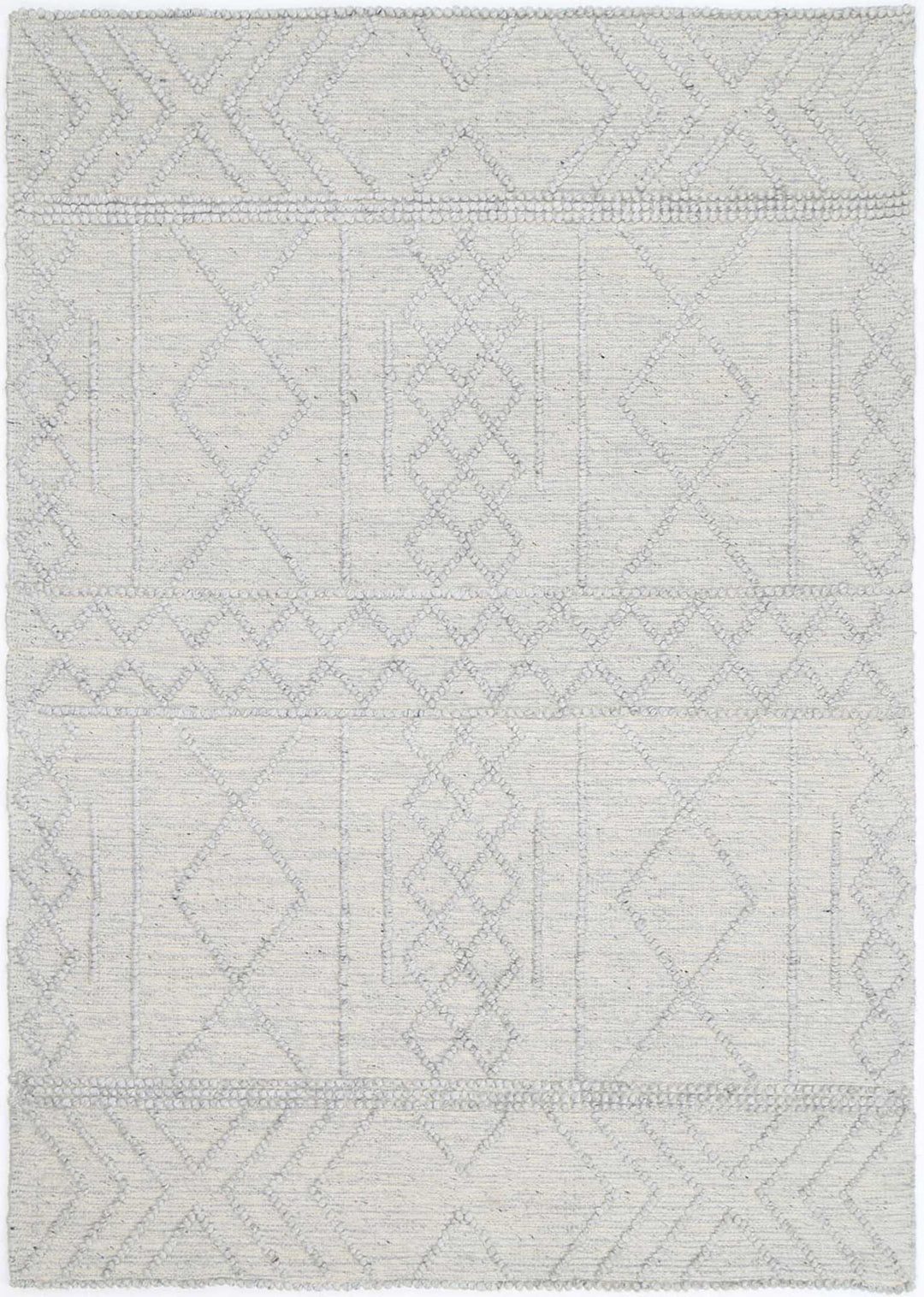 Himalaya Diamond Tribal Grey Wool Rug - 200 GREY – Brand Ventures Pty Ltd