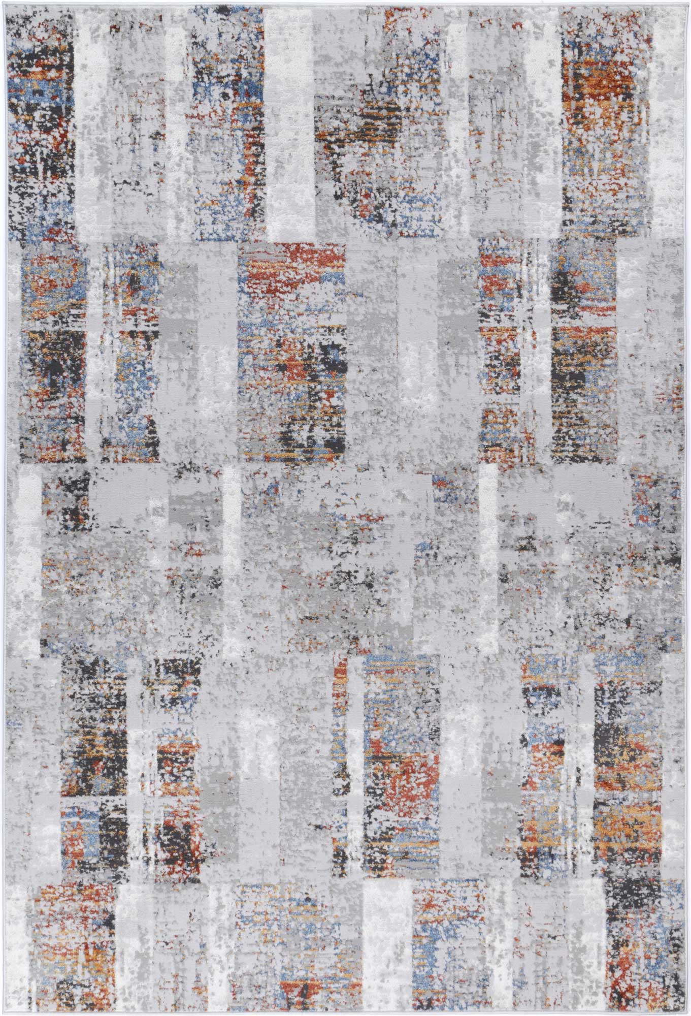 Porto Herman Grey & Multi Abstract Rug - 13 – Brand Ventures Pty Ltd